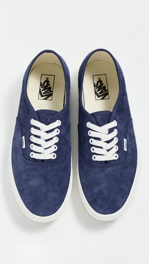Vans Authentic Sneakers - Pig Suede Deep Twilight | Editorialist